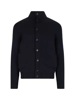 ZANONE Chioto" Virgin Wool Cardigan - Blue