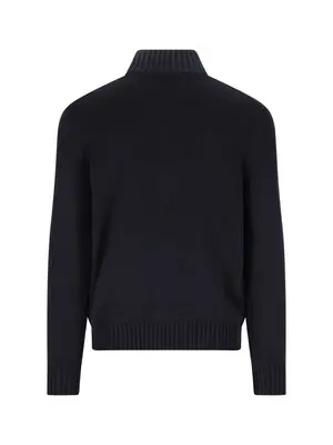 ZANONE Chioto" Virgin Wool Cardigan - Blue