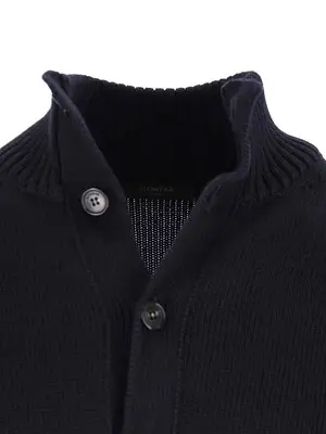ZANONE Chioto" Virgin Wool Cardigan - Blue