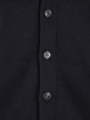 ZANONE Chioto" Virgin Wool Cardigan - Blue
