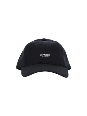 AMI Paris Cotton Baseball Cap - Black