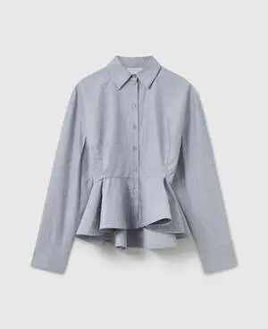 Stella McCartney Chambray Peplum Shirt