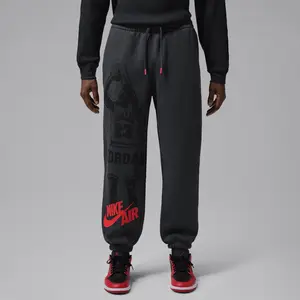 JORDAN Brooklyn Fleece Cuffed Pants - Black