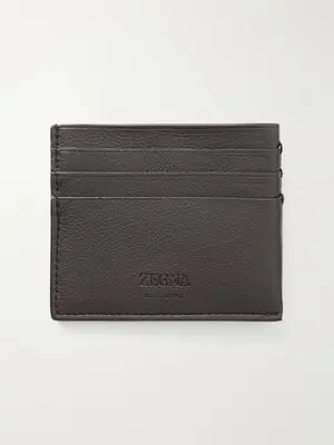 Zegna Secondskin Simple Logo-embellished Leather Billfold Wallet