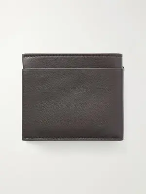 Zegna Secondskin Logo-embellished Leather Billfold Wallet