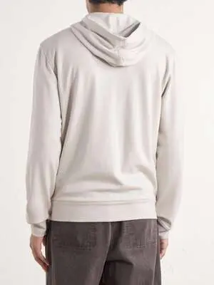 Orlebar Brown Mathers Wool-jersey Zip-up Hoodie - Beige