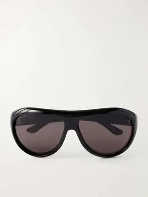 Gucci Round-frame Recycled-acetate Sunglasses - Black