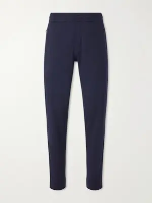 Orlebar Brown Tapered Cotton-jersey Sweatpants - Blue