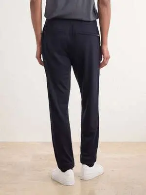 Orlebar Brown Struma Tapered Cotton-jersey Sweatpants - Navy