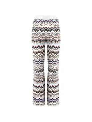 Missoni Zig Zag Motif Wool Trousers - Multi