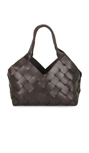 Dragon Diffusion Castello Shoulder Tote Bag In Brown - Dark Brown