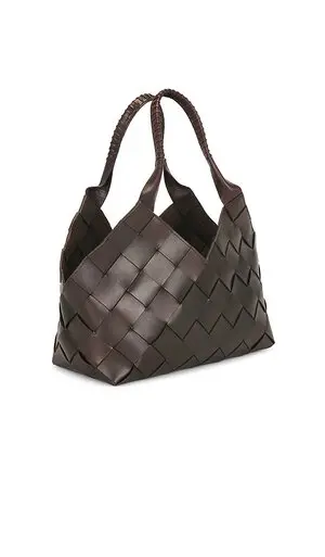 Dragon Diffusion Castello Shoulder Tote Bag In Brown - Dark Brown