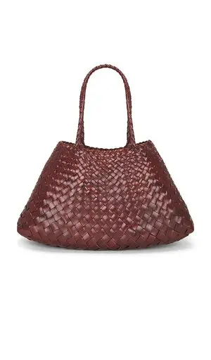 Dragon Diffusion Santa Croce Big Bag In Burgundy - Bruciato