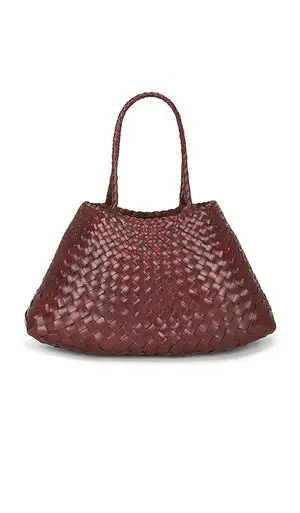 Dragon Diffusion Santa Croce Big Bag In Burgundy - Bruciato