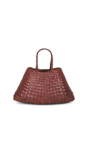 Dragon Diffusion Santa Croce Small Bag In Burgundy - Bruciato
