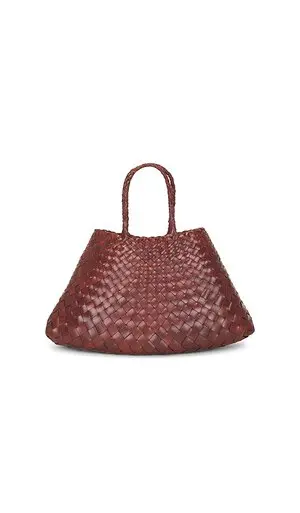 Dragon Diffusion Santa Croce Small Bag In Burgundy - Bruciato