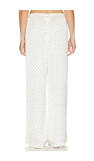 SOLAQUA The Giula Pants In Black & White