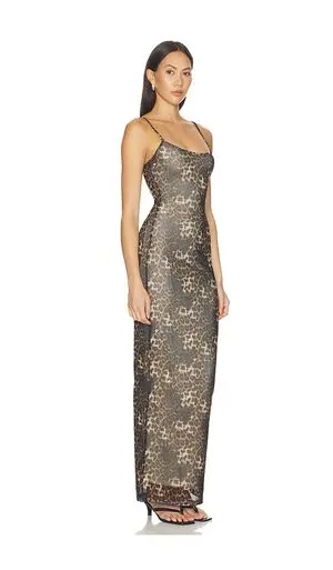 Superdown Jobelle Maxi Dress In Print