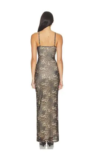 Superdown Jobelle Maxi Dress In Print