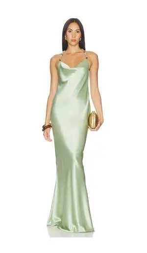 Retrofete Odalis Embellished Maxi Dress