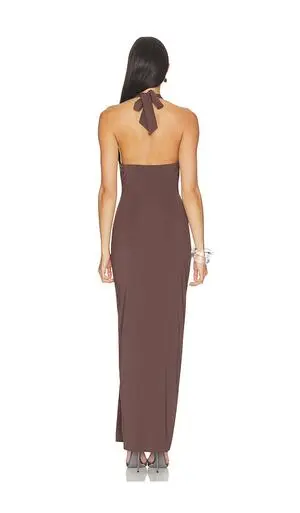 BAOBAB Donatella Maxi Dress In Brown