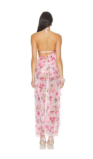 PatBO Orchid Bloom Long Dress