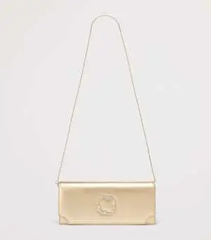 MALONE SOULIERS Metallic Leather Vivien Clutch Bag
