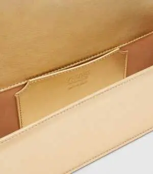 MALONE SOULIERS Metallic Leather Vivien Clutch Bag