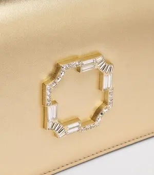 MALONE SOULIERS Metallic Leather Vivien Clutch Bag