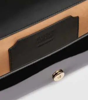MALONE SOULIERS Patent Leather Vivien Chain Wallet