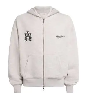ABOUT:BLANK Cotton Monogram Hoodie