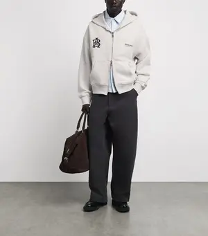 ABOUT:BLANK Cotton Monogram Hoodie