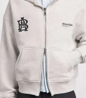 ABOUT:BLANK Cotton Monogram Hoodie