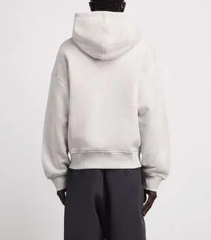 ABOUT:BLANK Cotton Monogram Hoodie - Grey