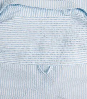 ABOUT:BLANK Seersucker Embroidered Shirt