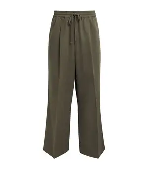 Fear Of God Cotton Pleated Drawstring Trousers