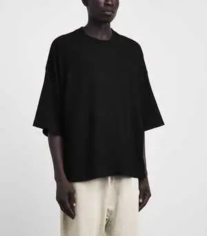 Fear Of God Soft Knit T-shirt - Black