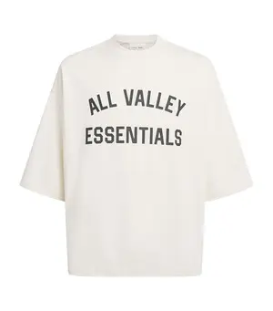 Fear Of God Cotton Boxy Merch T-shirt - White