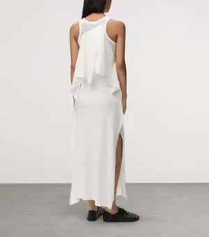 Loewe Knitted Ruffle Maxi Dress