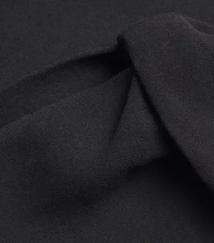 Vince Sleeveless Draped Shoulder Crepe Top