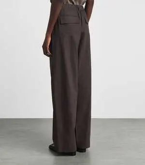 Vince Stretch-cotton Panelled Trousers