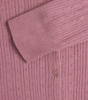 Vince Wool Pointelle Cardigan