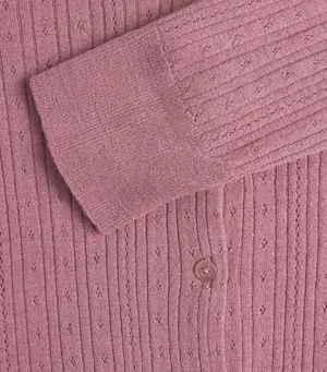 Vince Wool Pointelle Cardigan