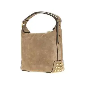 TOD'S Leather Metal Dots Mini Bag - Beige