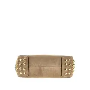 TOD'S Leather Metal Dots Mini Bag - Beige