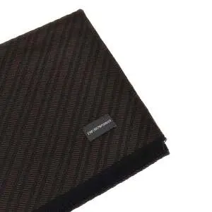 Emporio Armani Jacquard Viscose Blend Scarf