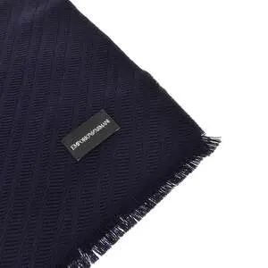 Emporio Armani Jacquard Wool Scarf