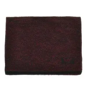 Emporio Armani Bouclé Wool Blend Scarf - Red