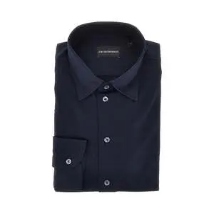 Emporio Armani Stretch Jersey Shirt An - Blue