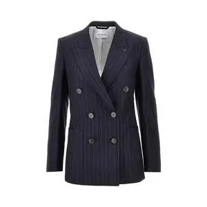 Givenchy Pin-striped Wool Double-breasted Blazer